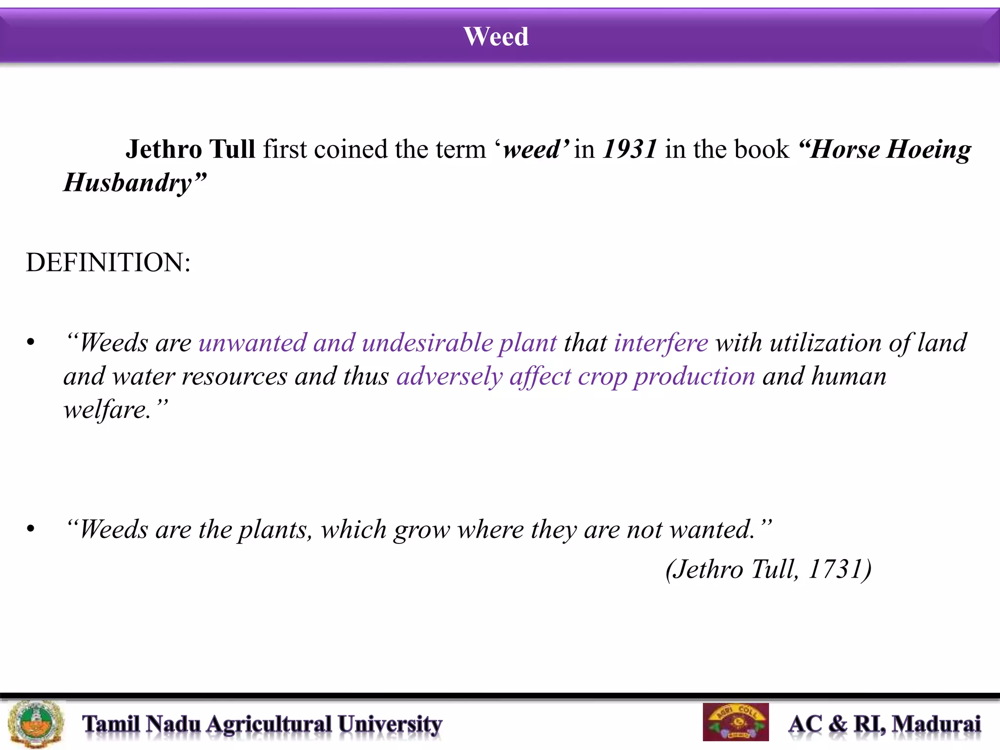 Non Chemical Weed Control | PPTX