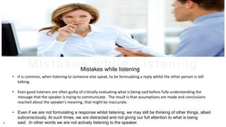 listening skills | PPT