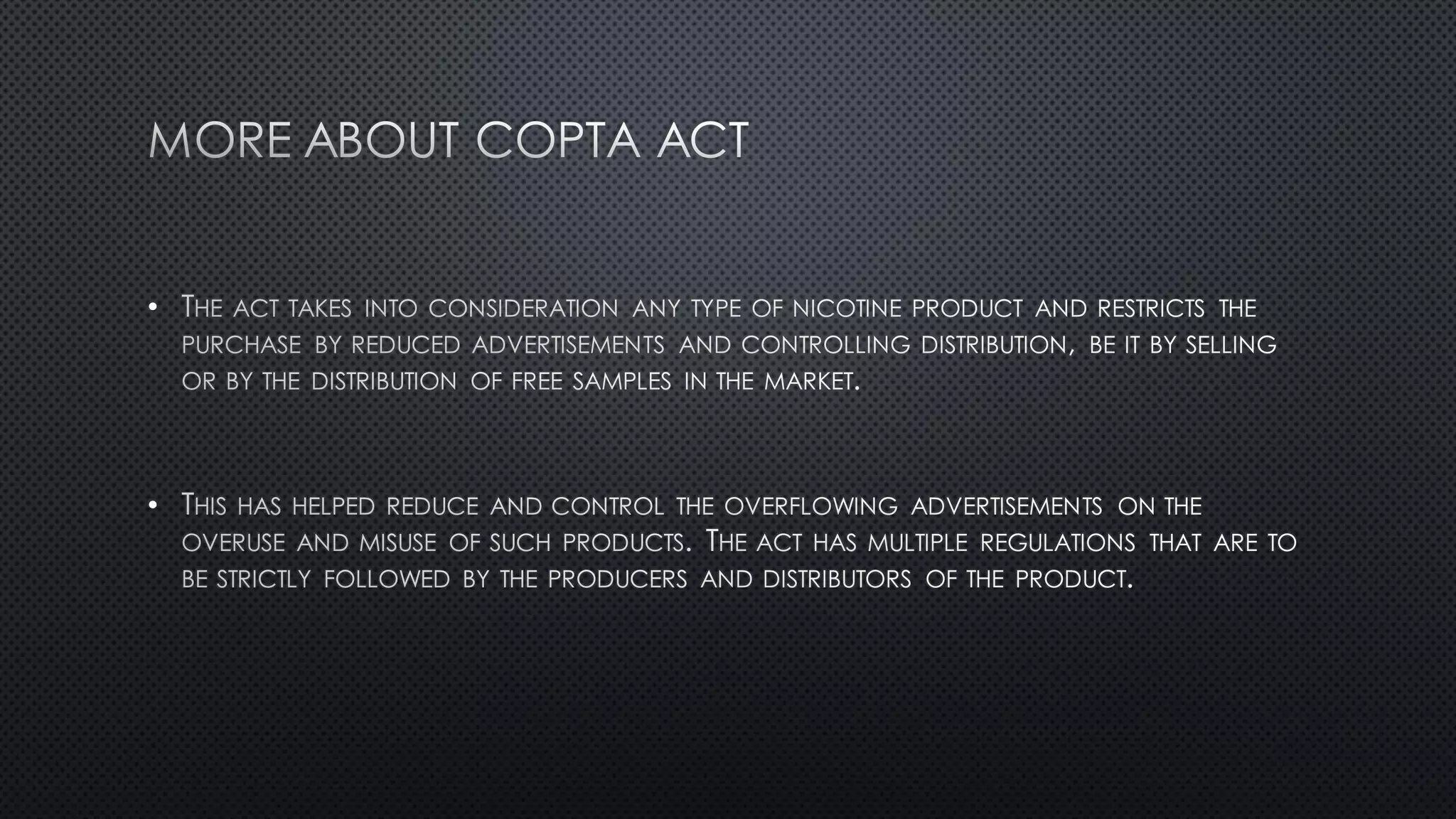 COTPA Act | PDF