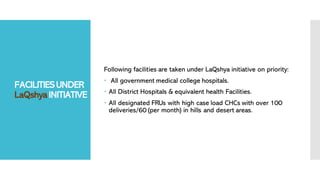 LaQshya- Labour Room Quality Control Innitiative | PDF