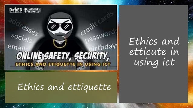 ethics and etiquette | PPTX