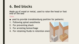 Comfort devices in hospitals | PPTX