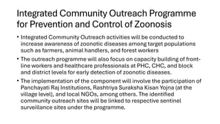One health Programme for Prevention and Control of Zooness | PPTX