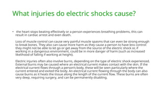 management of electrical injuries in accident and emergency dept. | PPTX