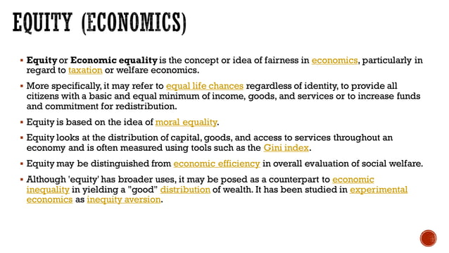 EQUITY , LABOUR INTENSIVE VERSUS CAPITAL INTENSIVE PROJECTS | PDF