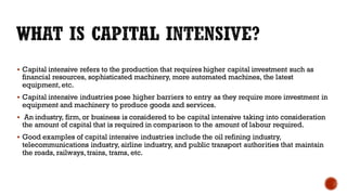 EQUITY , LABOUR INTENSIVE VERSUS CAPITAL INTENSIVE PROJECTS | PDF