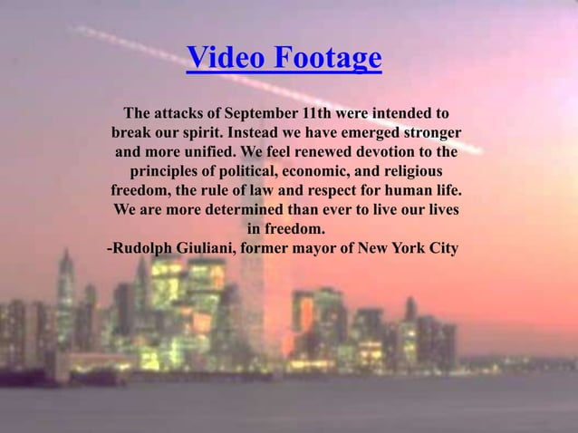 Presentation 9 11 | PPTX | Terrorism | Sensitive Topics