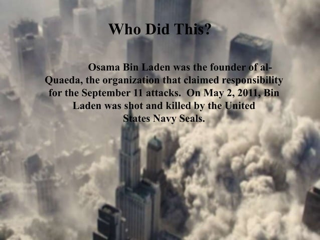 Presentation 9 11 | PPTX | Terrorism | Sensitive Topics