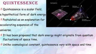 dark energy, M.Sc. physics topic for ppt | PPTX