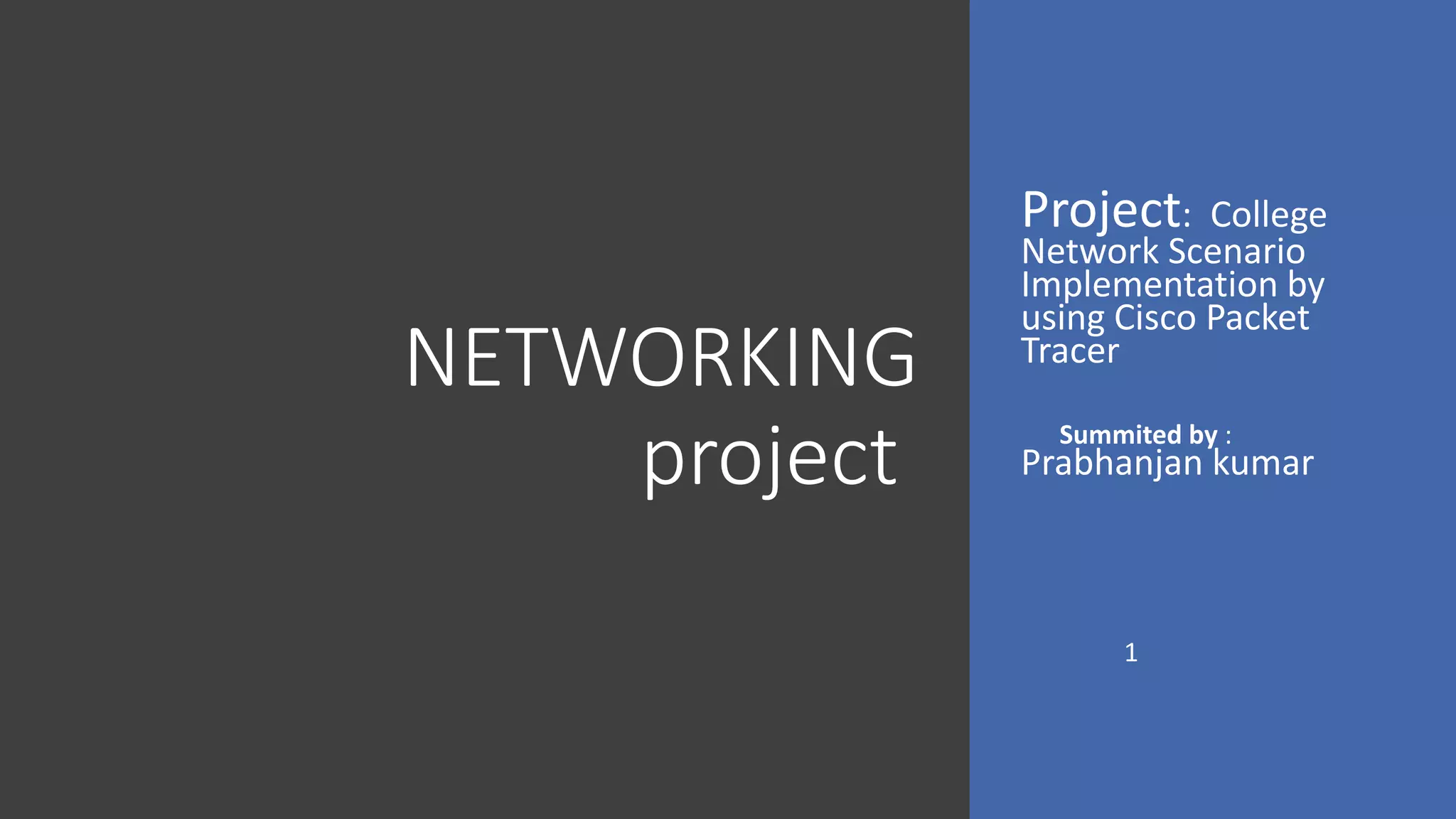 Presentation On Networking Pptx Computer Networking Computing