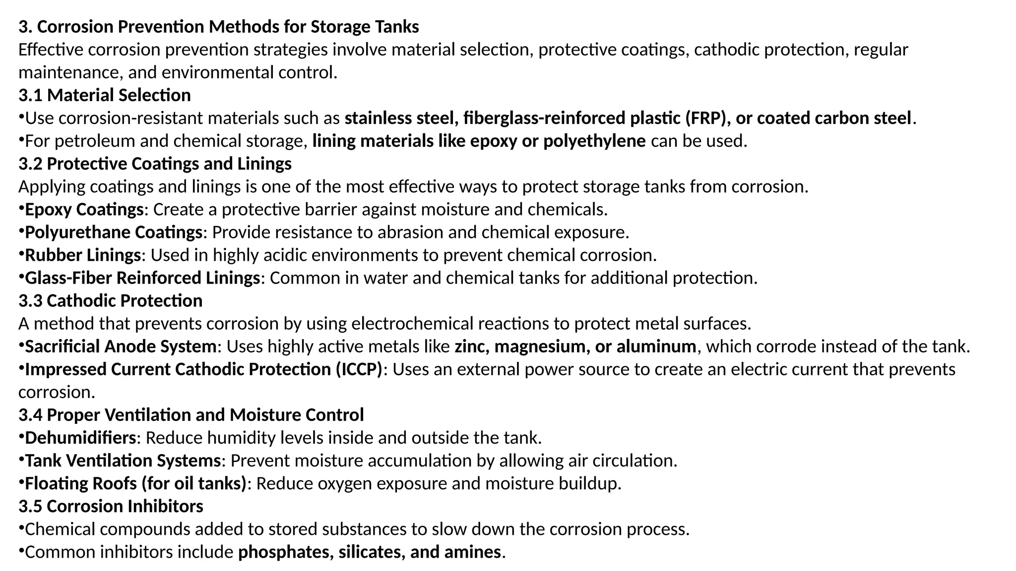 AS Engineers / Storage tank corrosion prevention | PPTX