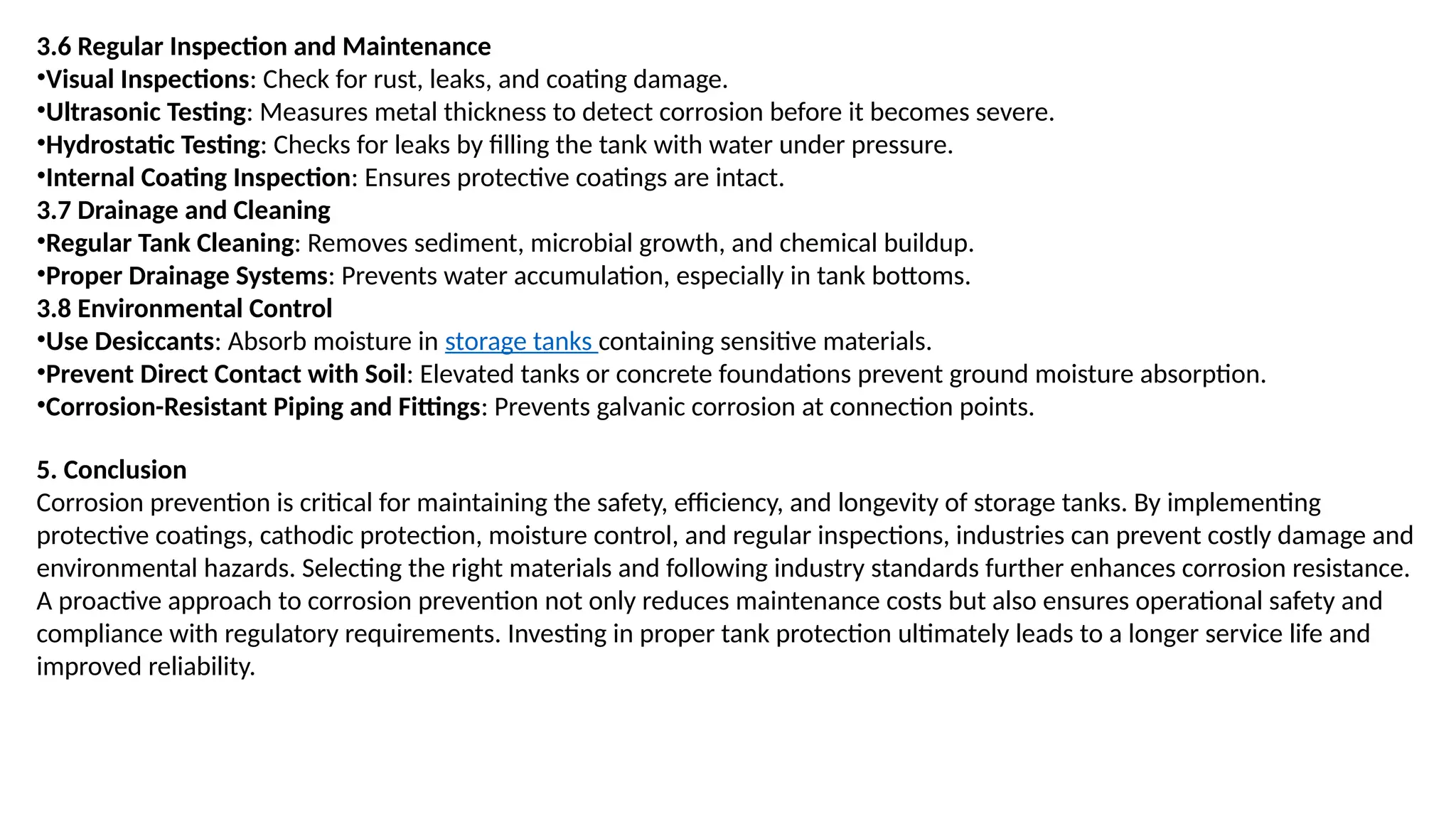 AS Engineers / Storage tank corrosion prevention | PPTX