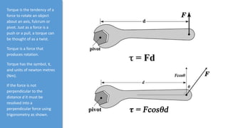 HSC Physics - Torque | PPTX