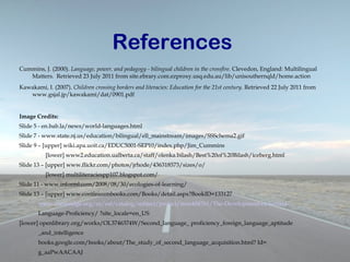 Second Language Proficiency: A Conceptual Journey | PPT