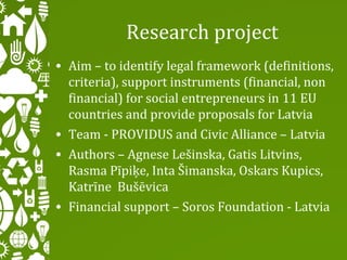 What is social entrepreneurship? | PPT | Business | Business and Finance