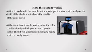 Computer color matching system | PPTX