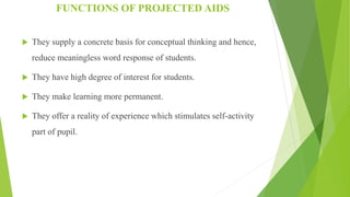 Projected Audio Visual Aids | PPTX