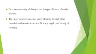 Projected Audio Visual Aids | PPTX