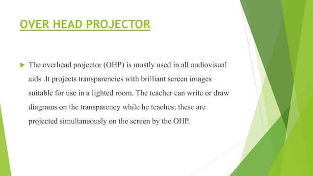 Projected Audio Visual Aids | PPTX
