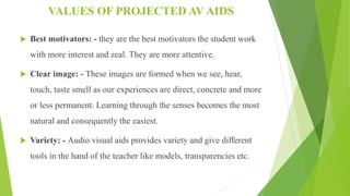 Projected Audio Visual Aids | PPTX