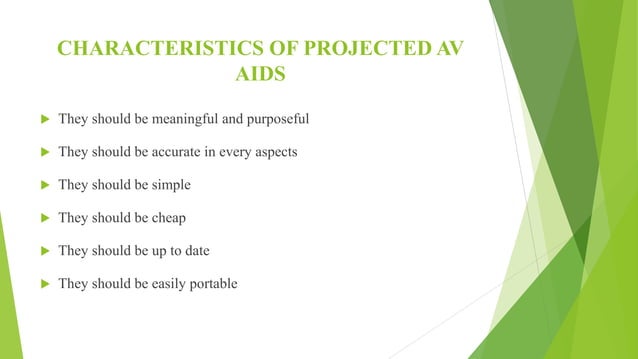 Projected Audio Visual Aids | PPTX