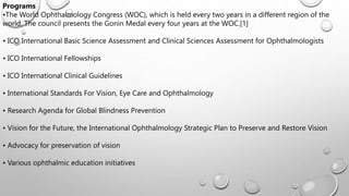 International Council of Ophthalmology | PPTX