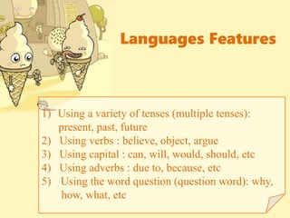 Presentation about arguments | PPTX