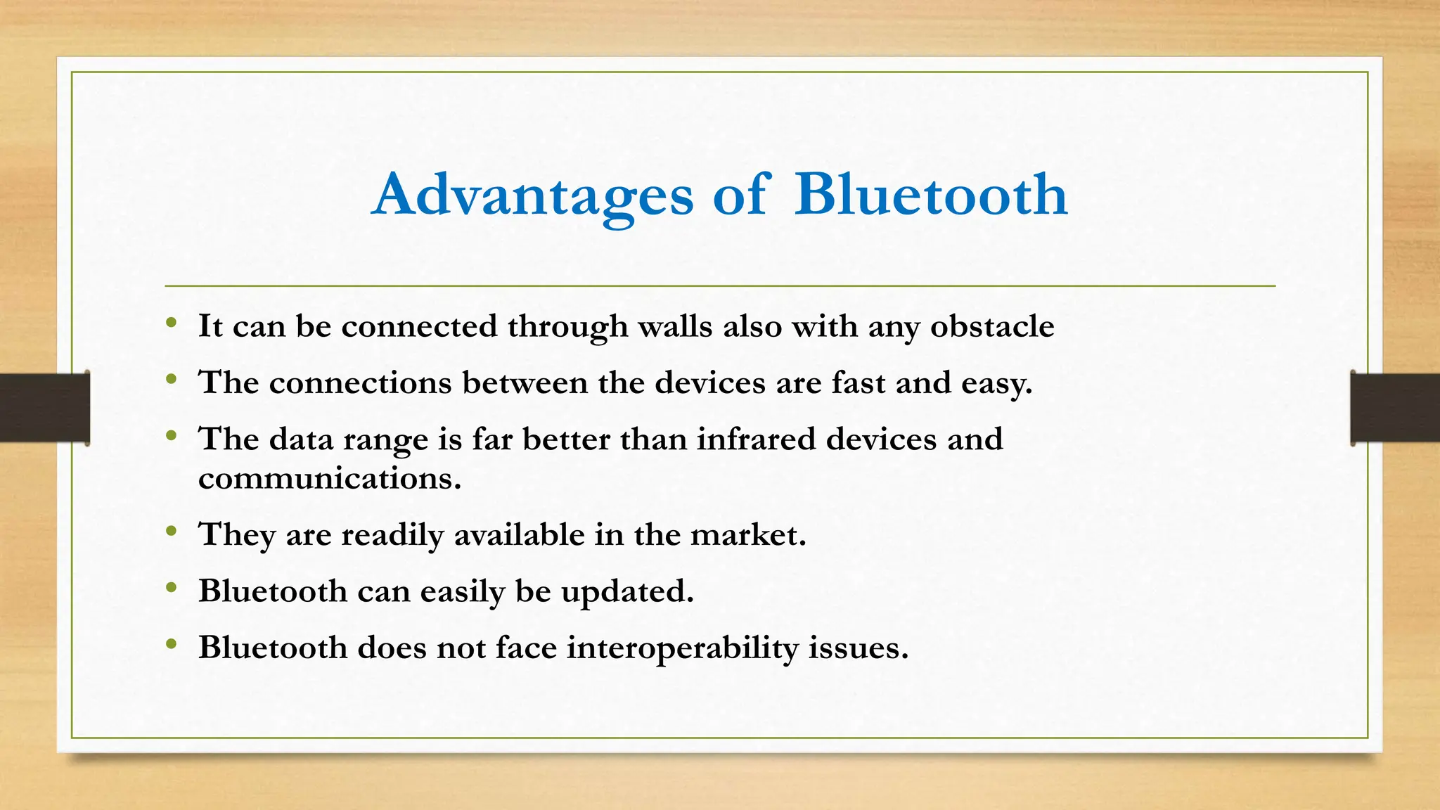 Presentation about Bluetooth and working principles.pptx
