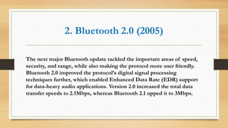 Presentation about Bluetooth and working principles.pptx