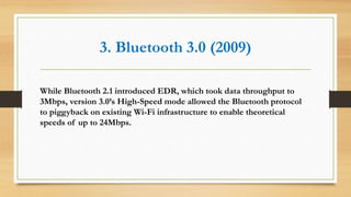 Presentation about Bluetooth and working principles.pptx