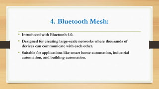 Presentation about Bluetooth and working principles.pptx