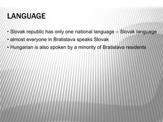 Presentation about Bratislava | PPTX