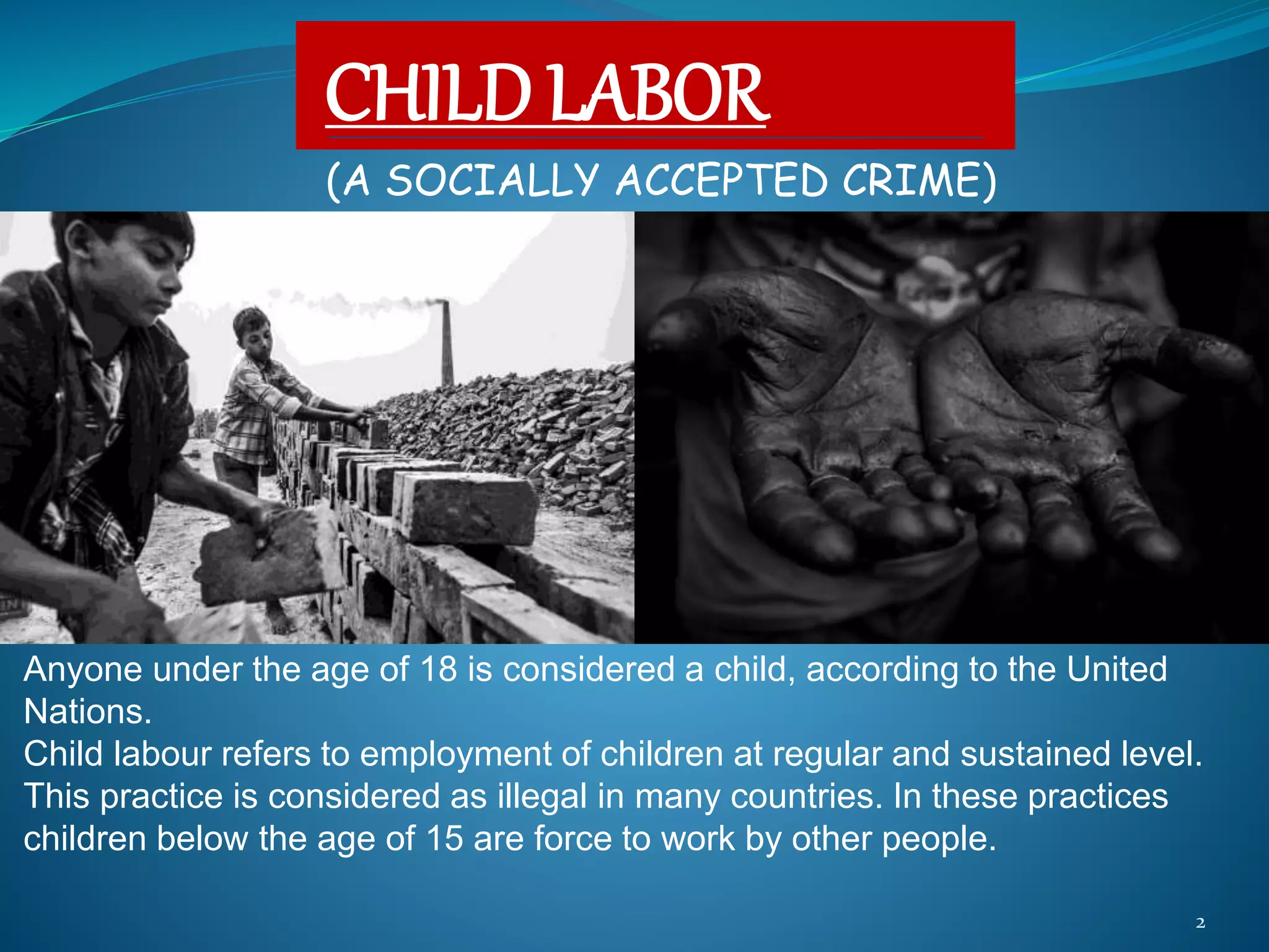 Role of the parents in child labor in bangladesh | PPTX