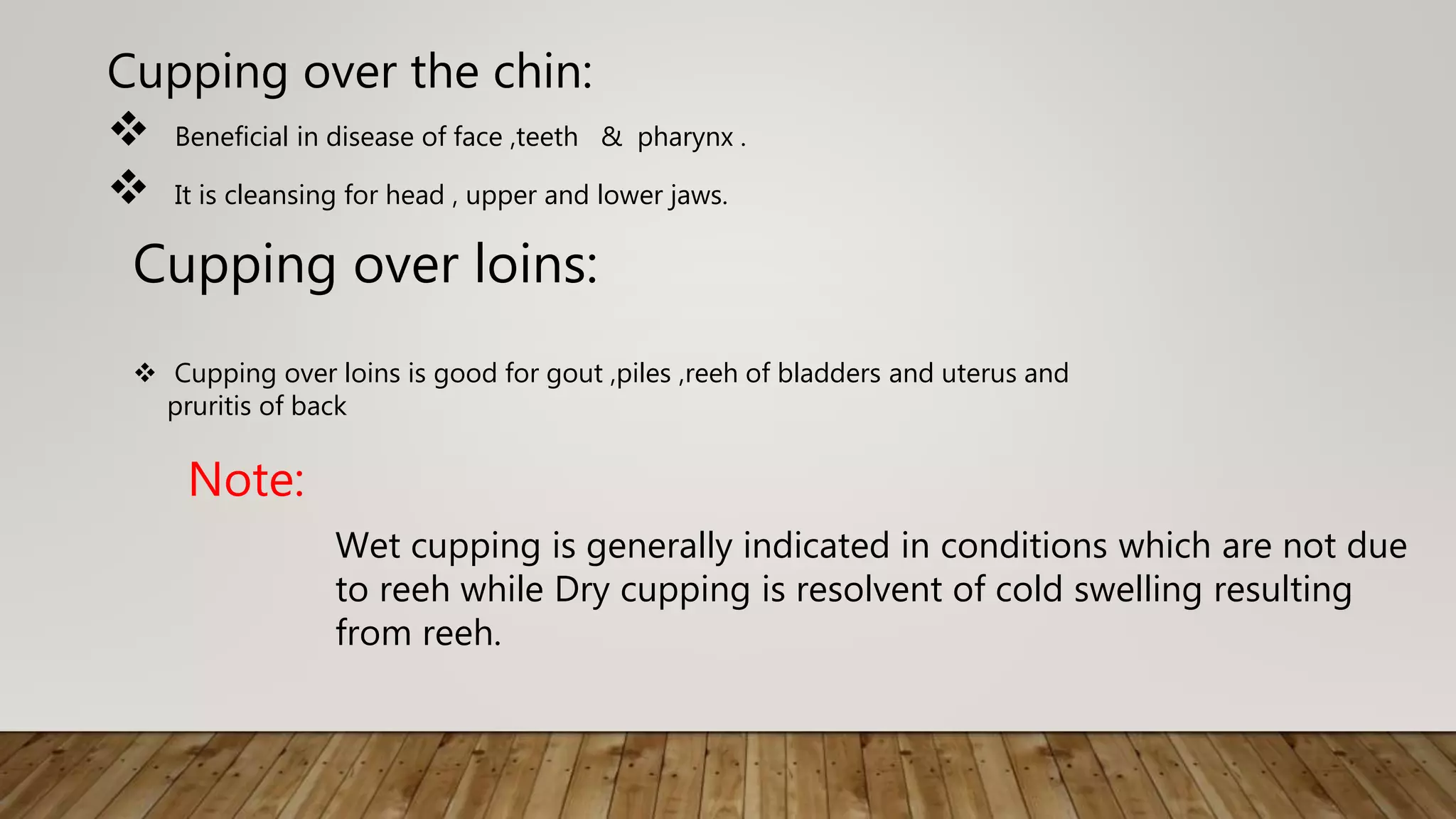 Presentation about cupping | PPTX