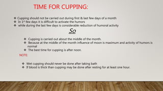Presentation about cupping | PPTX