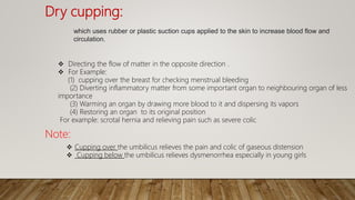 Presentation about cupping | PPTX