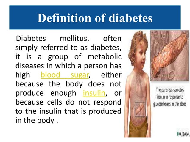 Presentation a bout diabetes | PPT