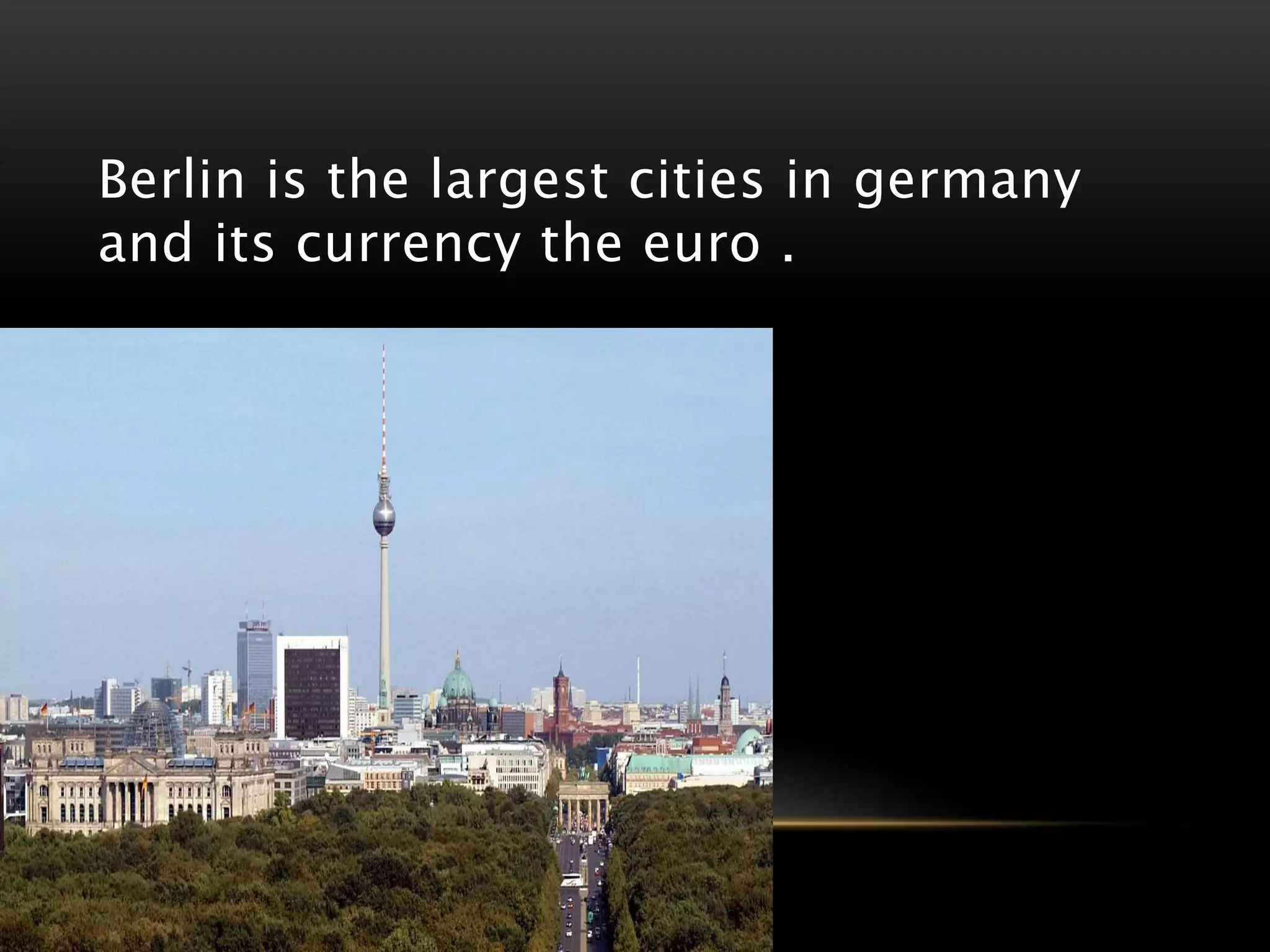 Presentation about germany | PPSX