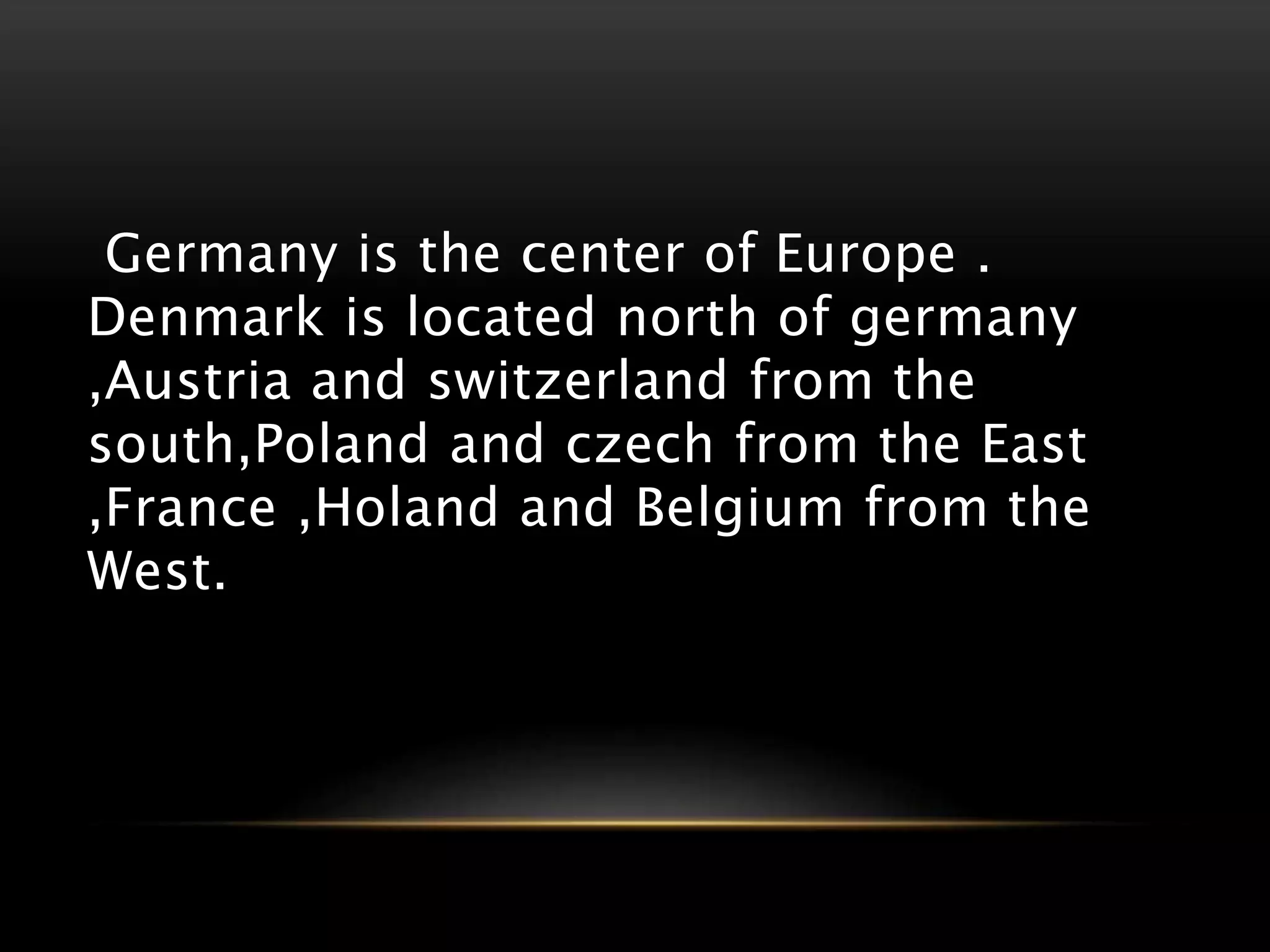 Presentation about germany | PPSX