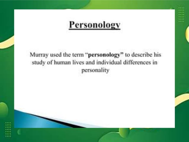 Presentation about Henry Murray.pptx to educate learners about Henry ...