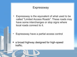 Highway Classifications | PPT