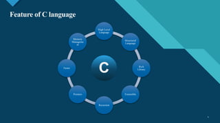 Presentation about Introduction of C language.pptx
