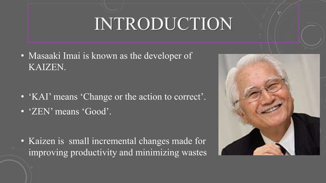 presentation about kaizen | PPT | Free Download