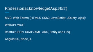 Presentation about me | PPT