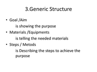 Procedure Text | PPT