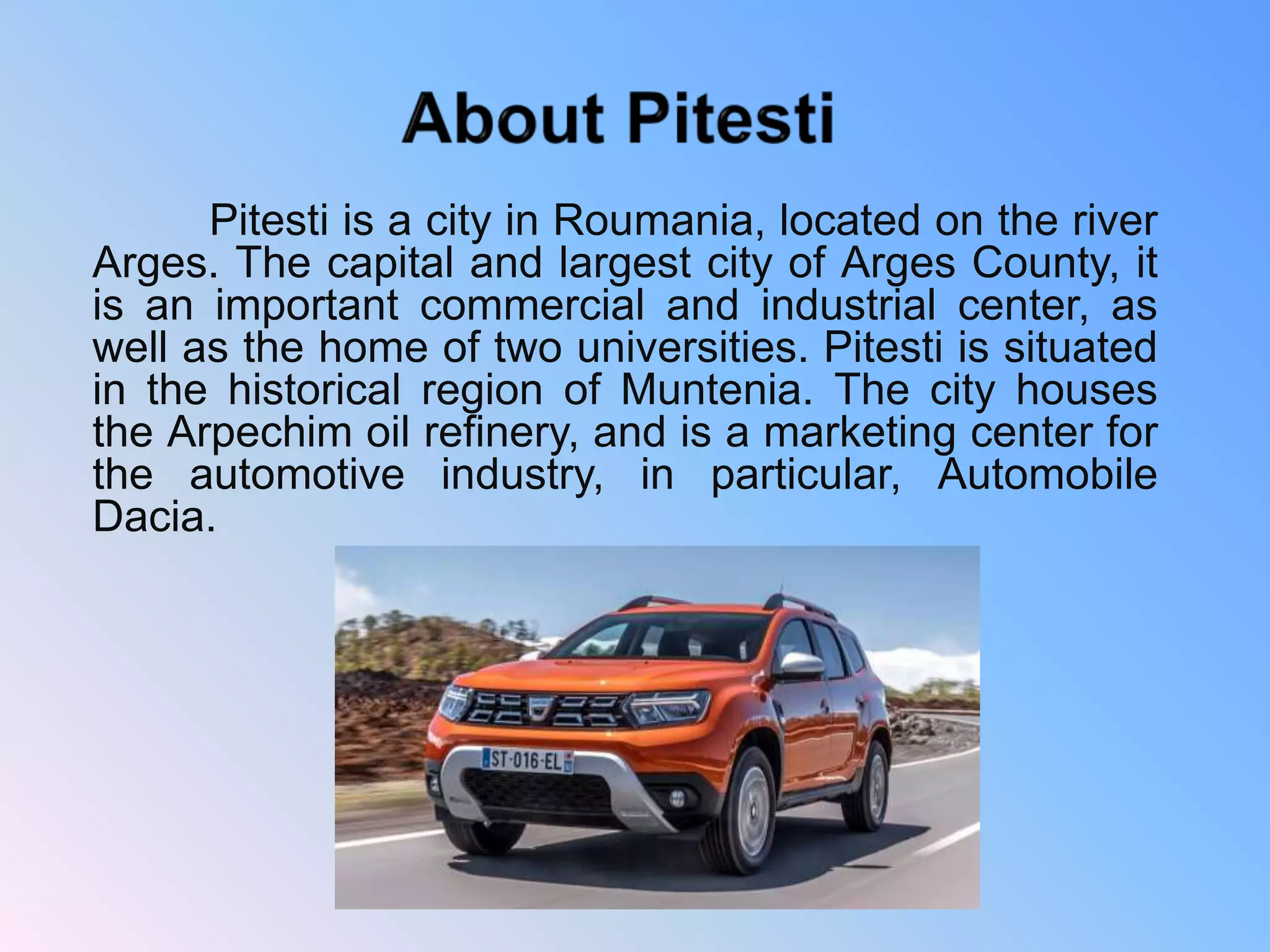 Presentation about Romania | PPTX