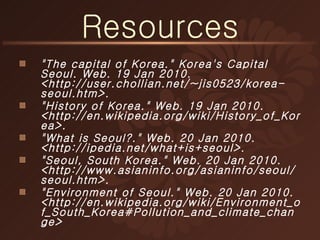 Seoul, South Korea | PPT
