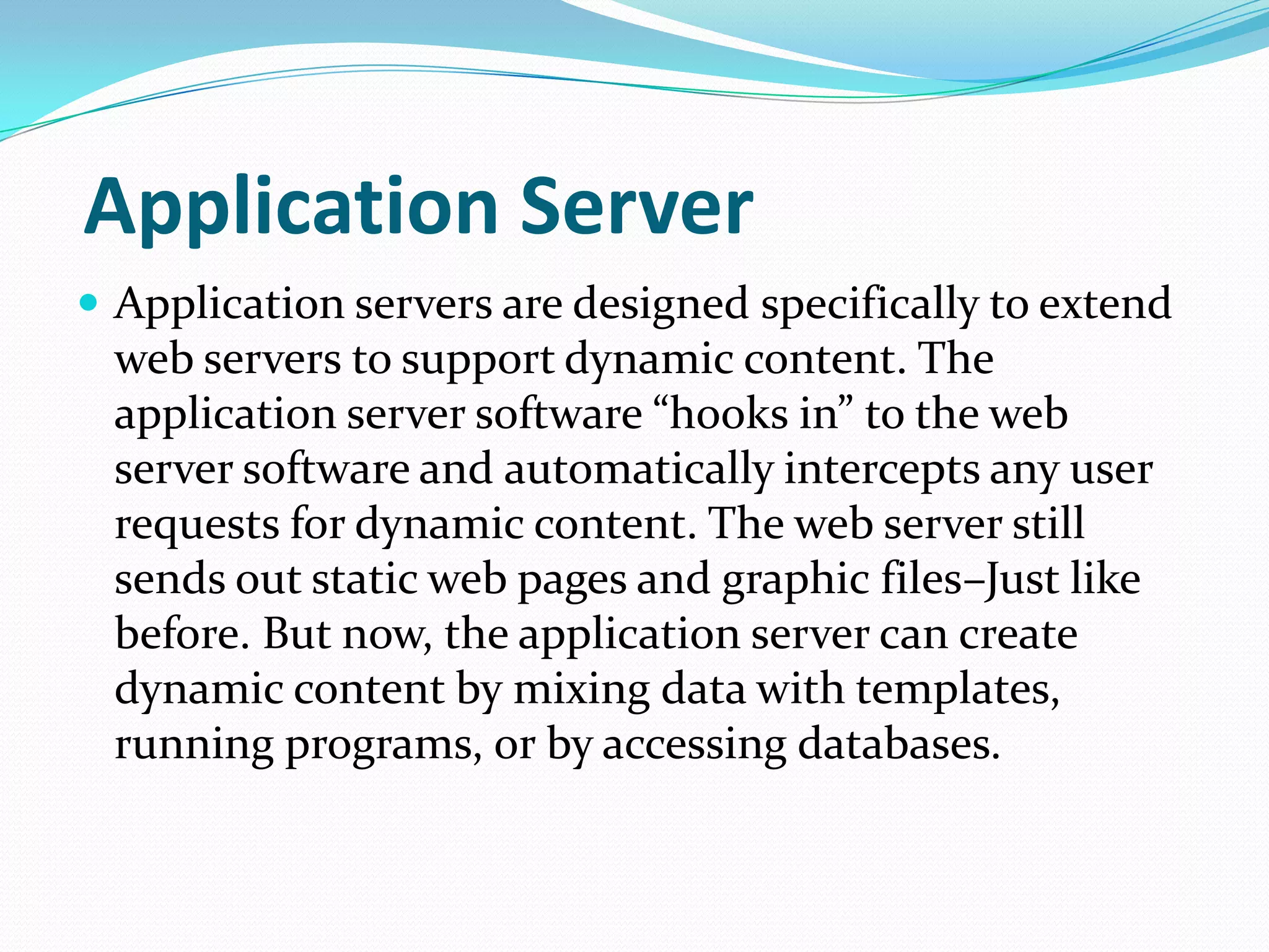 Presentation about servers | PPTX