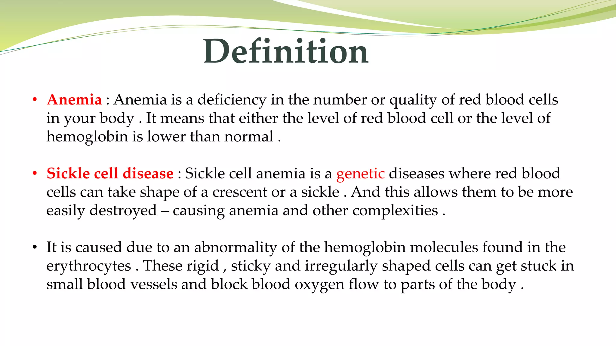 Presentation about sickle_cell_anemia_ | PPTX