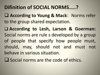 social norms | PPTX